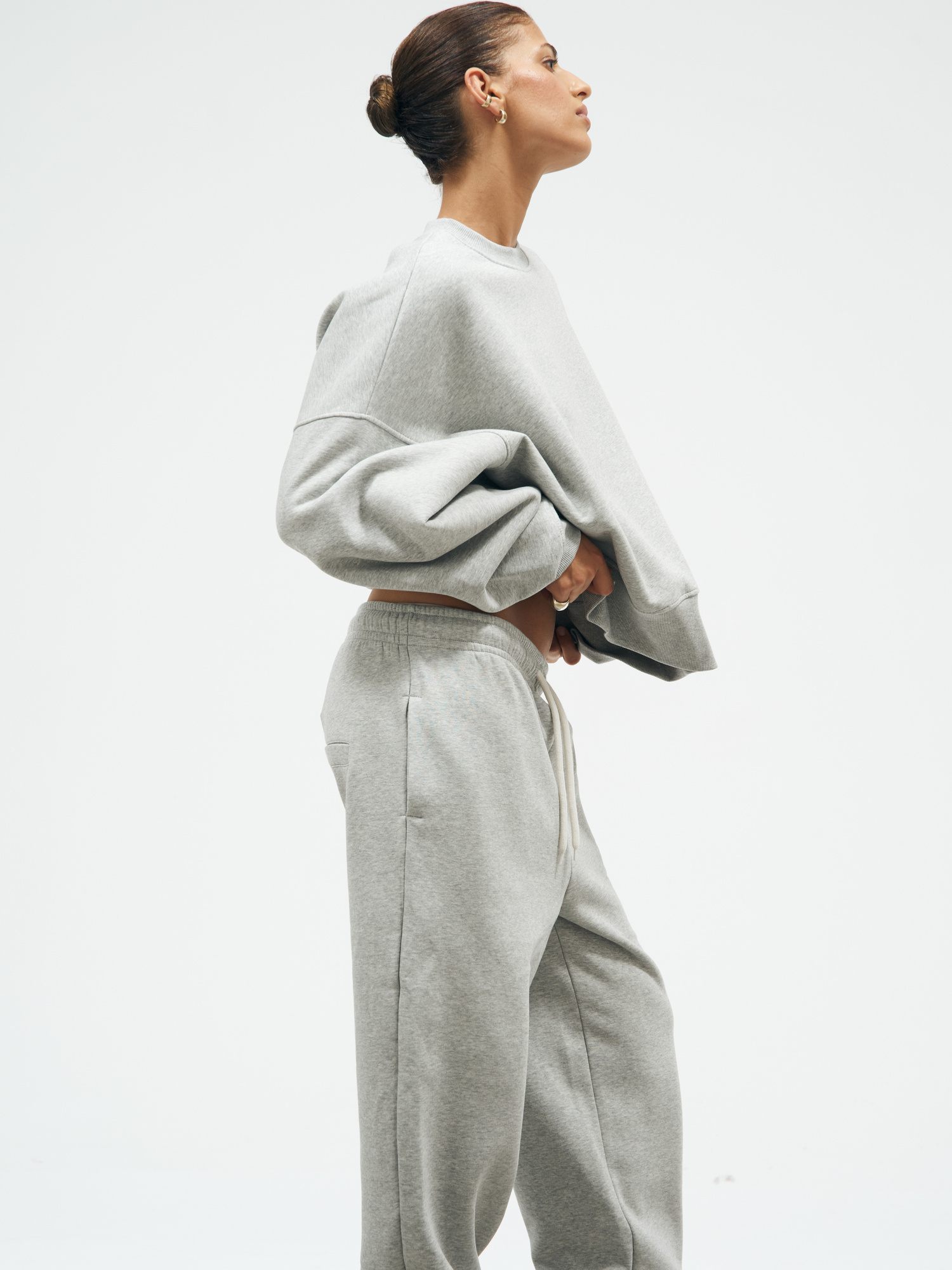 BLUZA RUBY GREY Grey | UBRANIA \ Bluzy MARKI \ MADE BY US BASIC UBRANIA ...